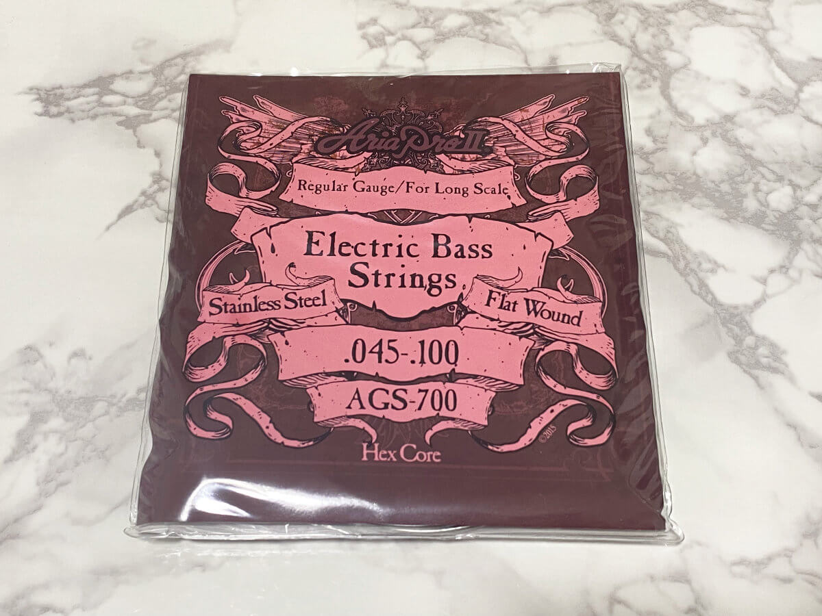 【Aria Pro II AGS-700 FW】コスパ最強のフラット弦が良かった | BASS NOTE